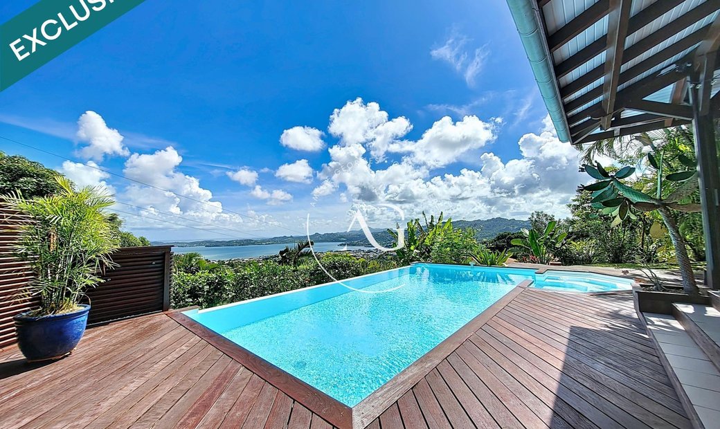 Stehende Villa Mit Meer Und Poolblick Mont Vert, Le In Le Robert ...
