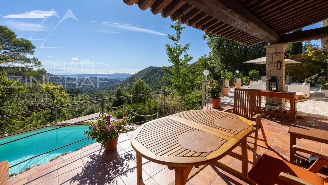 Charming Single Storey Villa With In Cabris, Provence Alpes Côte D'azur ...