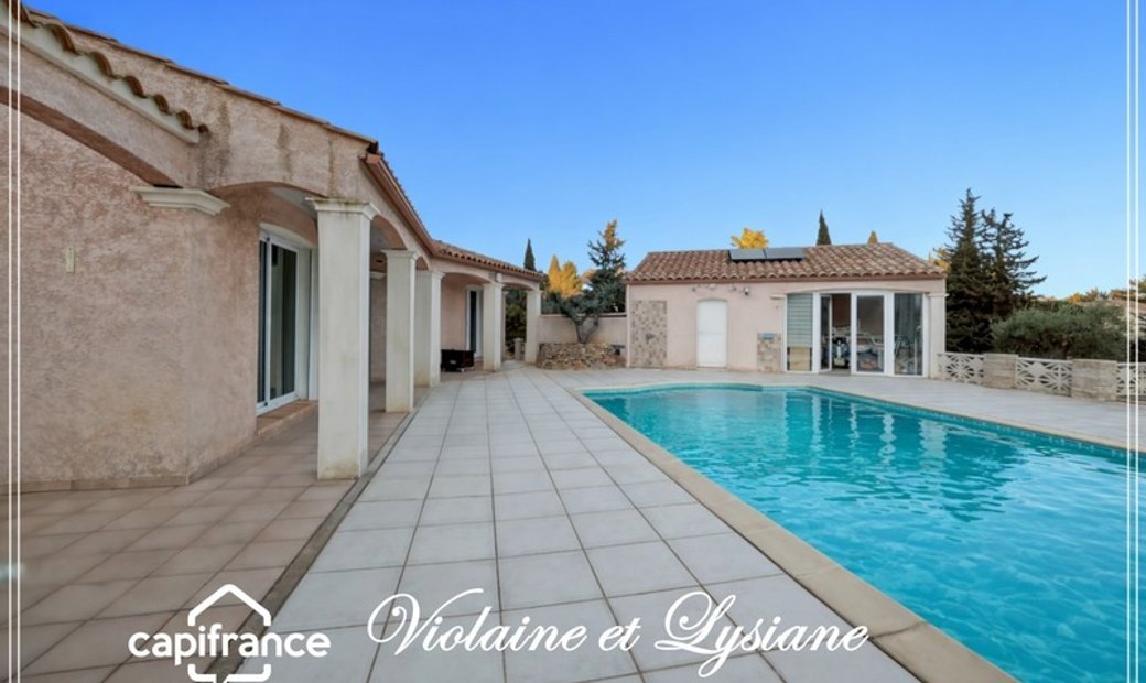 Single Storey Villa With Pool, Guest Units In Bize Minervois, Occitanie ...