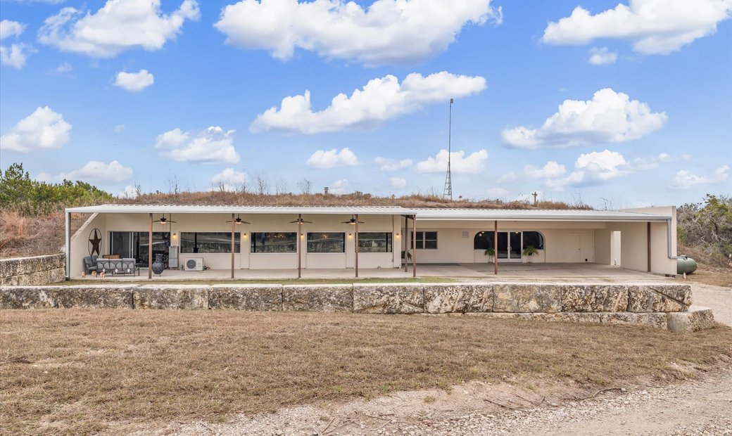 Off Grid Luxury: Earth Sheltered Home In In Bertram, Texas, United ...