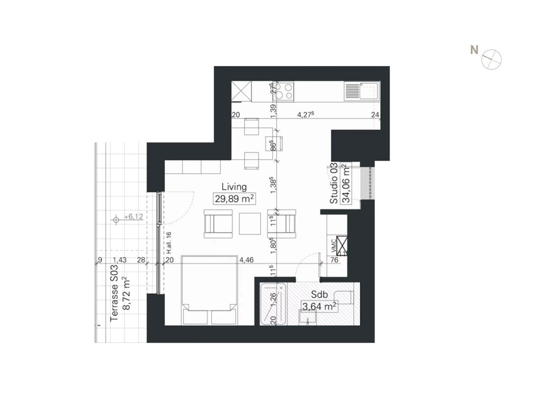 Bertrange Studio In Bertrange, Luxembourg, Luxembourg For Sale (16970981)