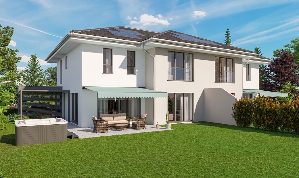New Minergie Certified Contemporary Villa In A In Commugny, Vaud ...