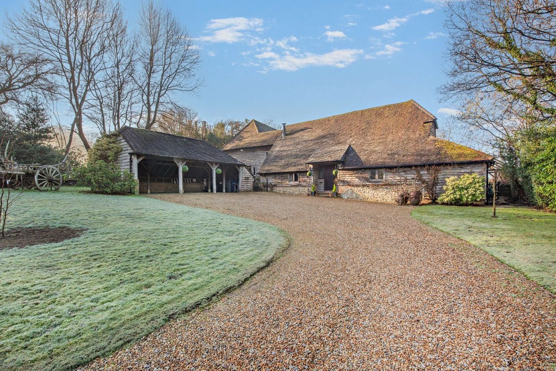 A Detached Grade Ii Listed Four Bedroom Barn In Churt, England, United ...