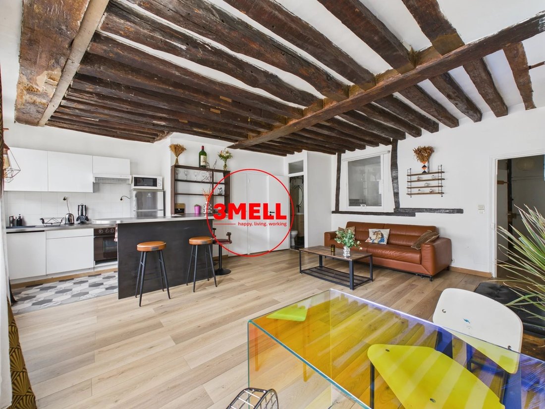 Paris 6 — 58 Sqm — South Facing 1 Br — Heart Of In Paris, île De France ...