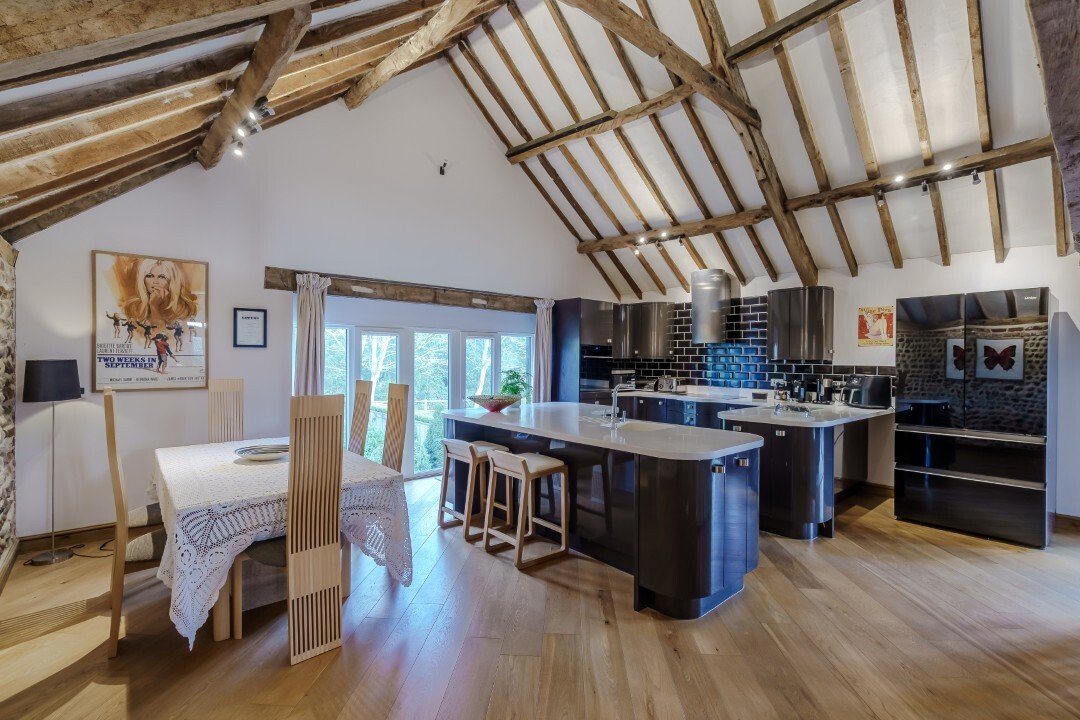 Conversion De Grange De 4 Chambres à Dans Bacton, Angleterre, Royaume ...