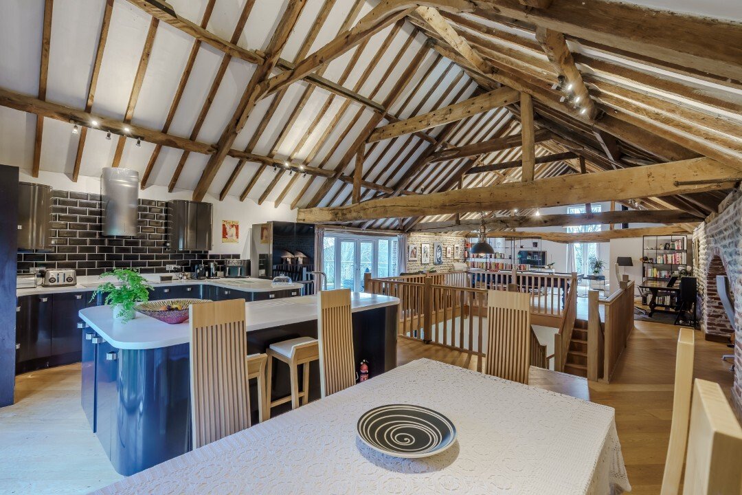 Conversion De Grange De 4 Chambres à Dans Bacton, Angleterre, Royaume ...