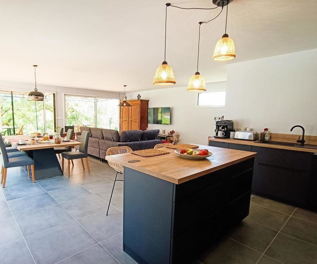 Near Figeac New Single Storey House With Swimming In Figeac, Occitanie ...