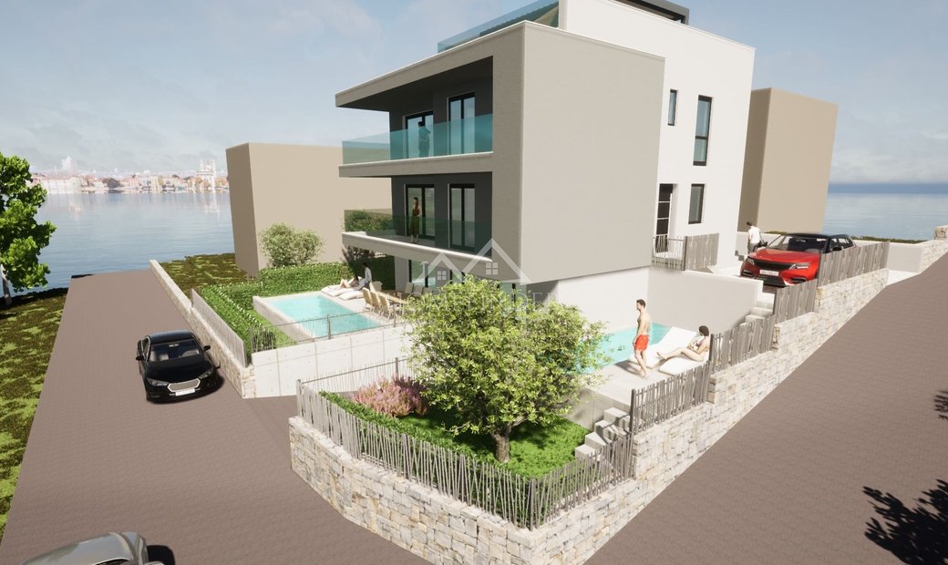 Apartment čiovo, Trogir, 100m2 In Zedno, Split Dalmatia County, Croatia ...