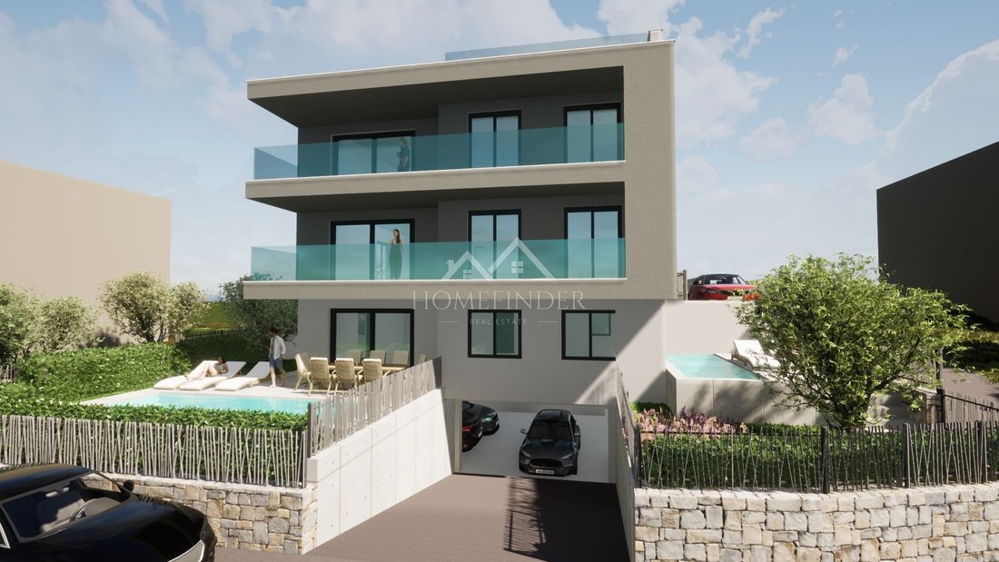 Apartment čiovo, Trogir, 100m2 In Zedno, Split Dalmatia County, Croatia ...