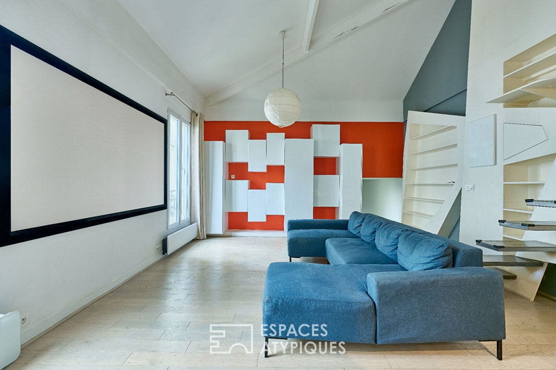 Top Floor, Loft Style Design In Jules Joffrin In Paris, île De France ...