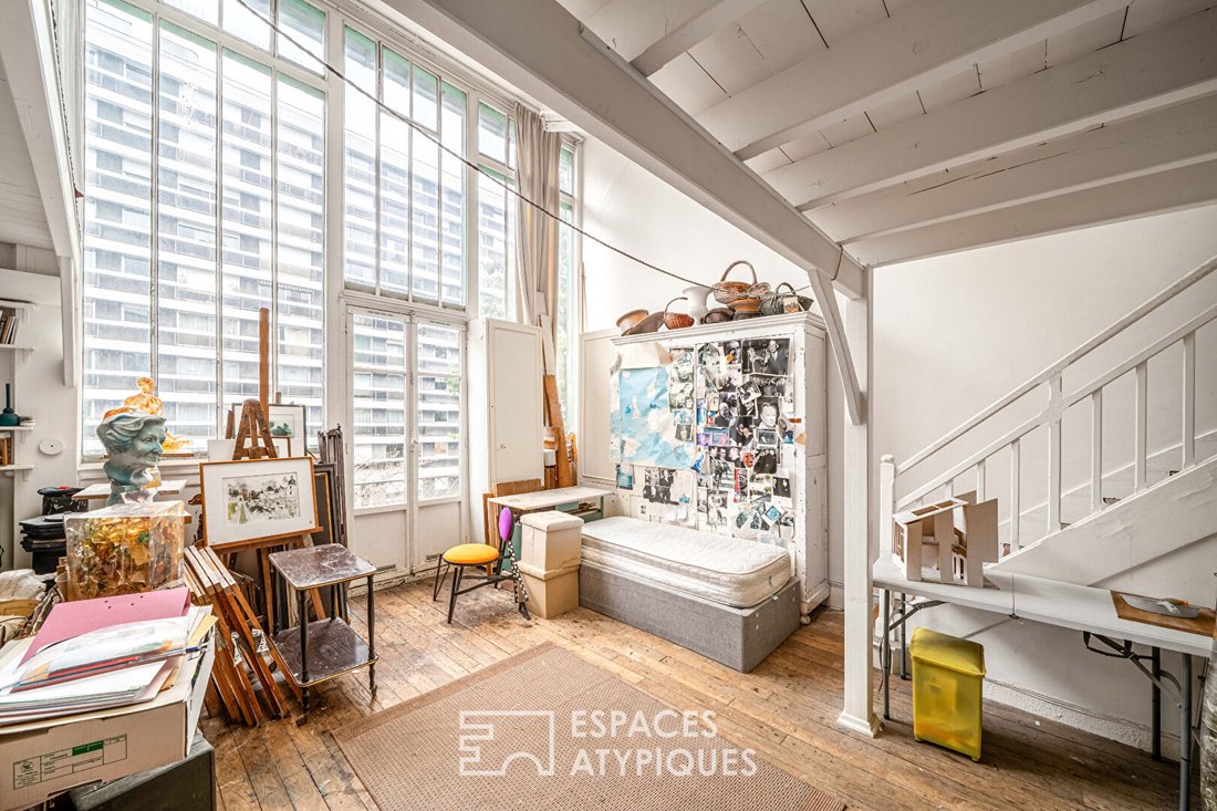 Authentic Top Floor Artist's Studio To En París, Isla De Francia ...