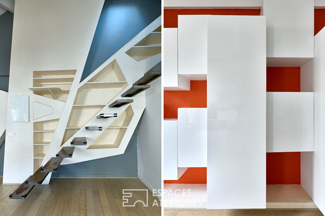 Top Floor, Loft Style Design In Jules Joffrin In Paris, île De France ...