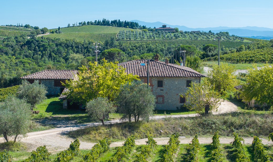 Farmhouse To Restore On An Iconic Wine Estate In In Castagnoli, Tuscany ...
