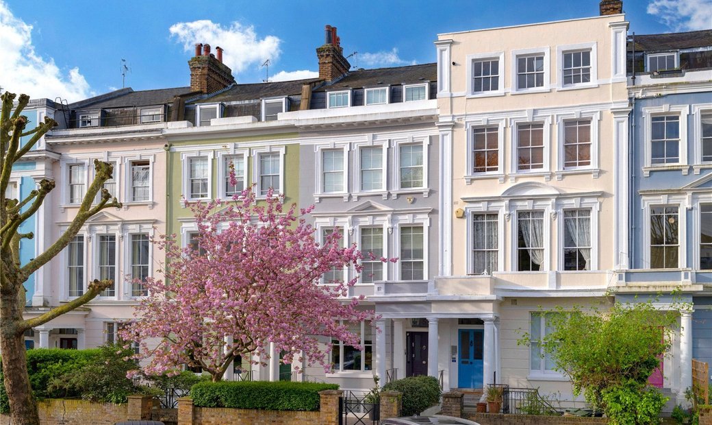 Chalcot Square, Primrose Hill, London In London, England, United ...