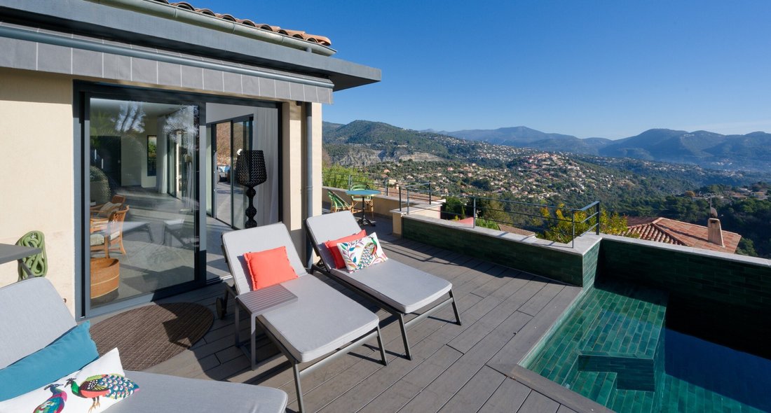Aire Saint Michel Modern Villa In Falicon, Provence Alpes Côte D'azur ...