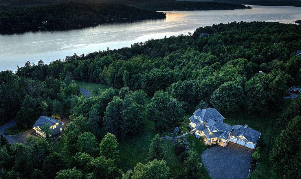 Ideal As A Prestigious Family Estate With Lake In Stanstead, Quebec ...