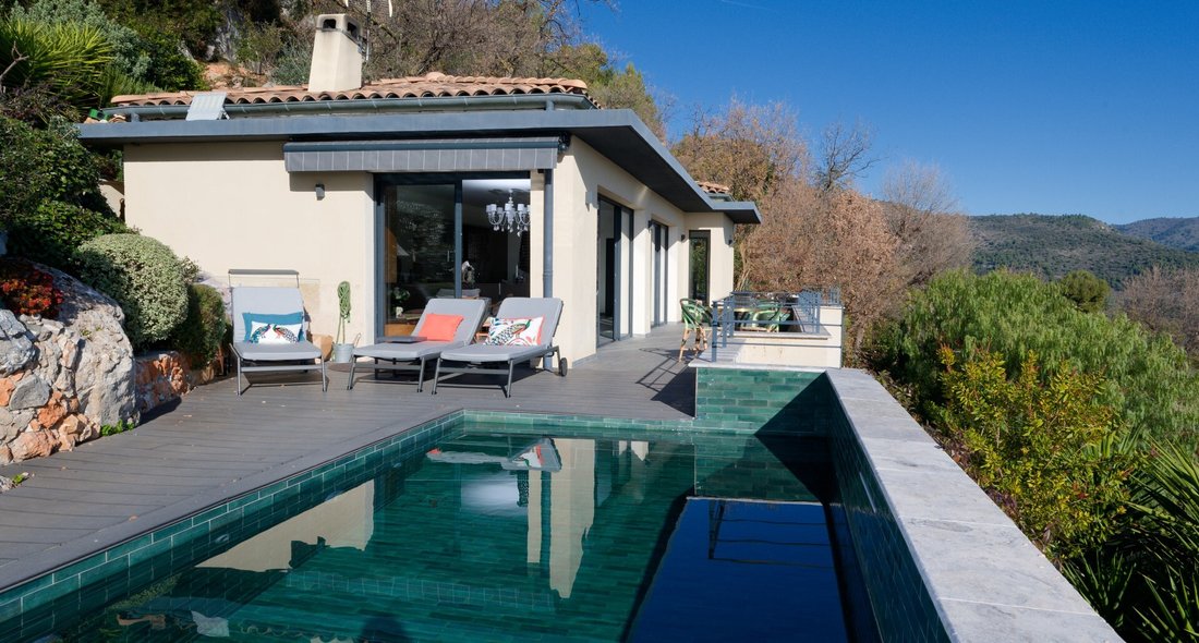 Aire Saint Michel Modern Villa In Falicon, Provence Alpes Côte D'azur ...