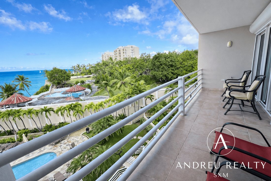 Oceanfront Luxury Condo At Rainbow Beach Club | In Simpson Bay, Sint ...