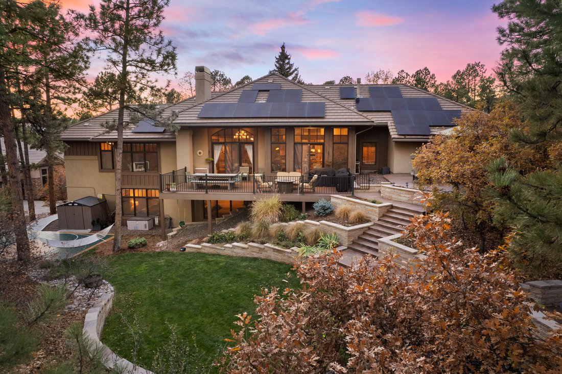 This Mountain Modern Home Blends Warm En Castle Rock, Colorado, Estados ...