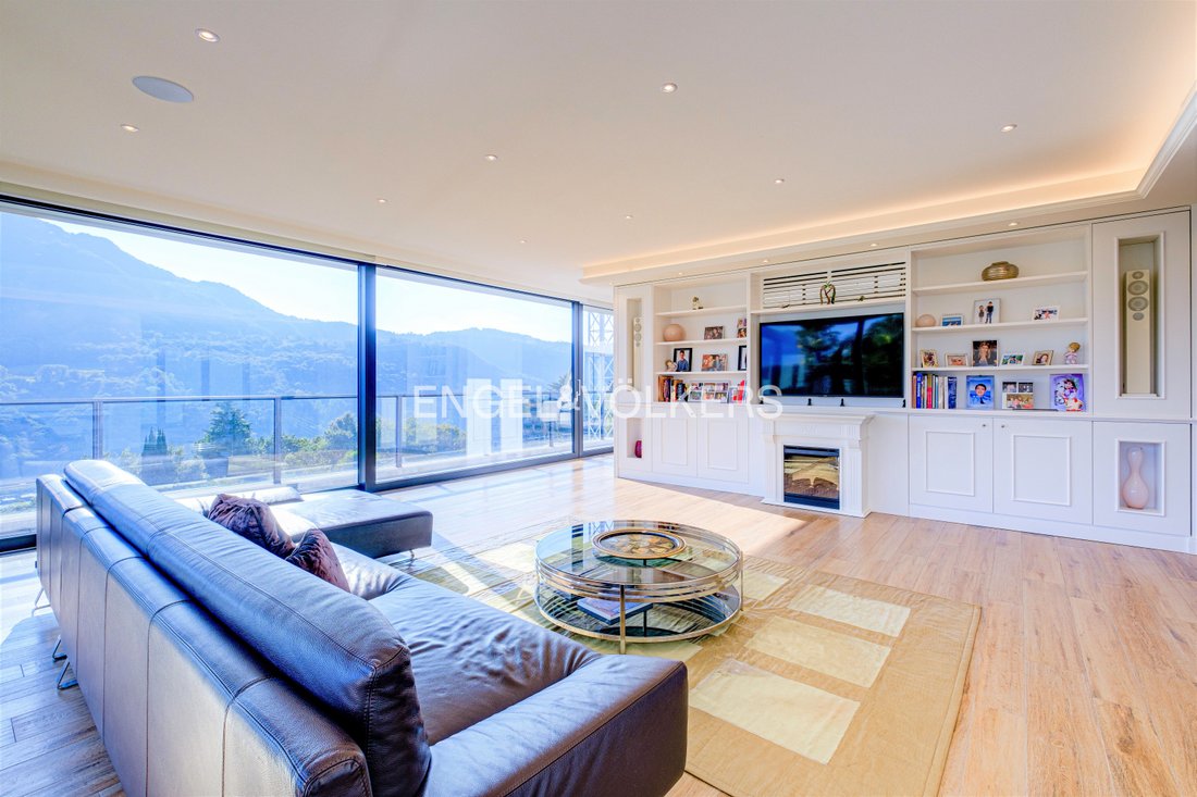 Spectacular Villa With Pool And Lake View In Collina D'oro, Ticino ...