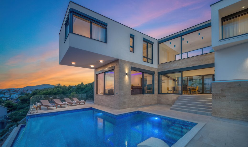 Exclusive Cascading Villa With Spa & In Zedno, Split Dalmatia County ...