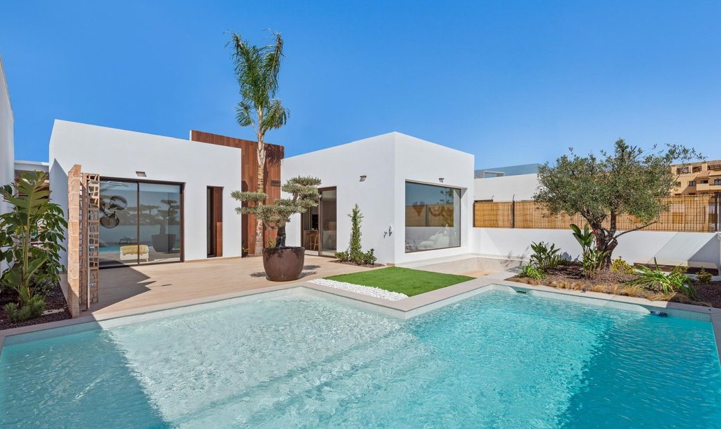 New Build Villas And Apartments In In Los Alcazares, Region Of Murcia ...