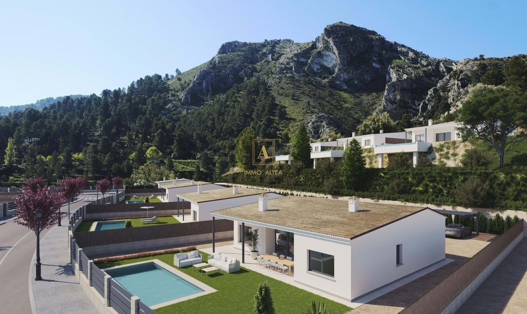New Build Villas In Penáguila – In Alicante, Valencian Community, Spain ...