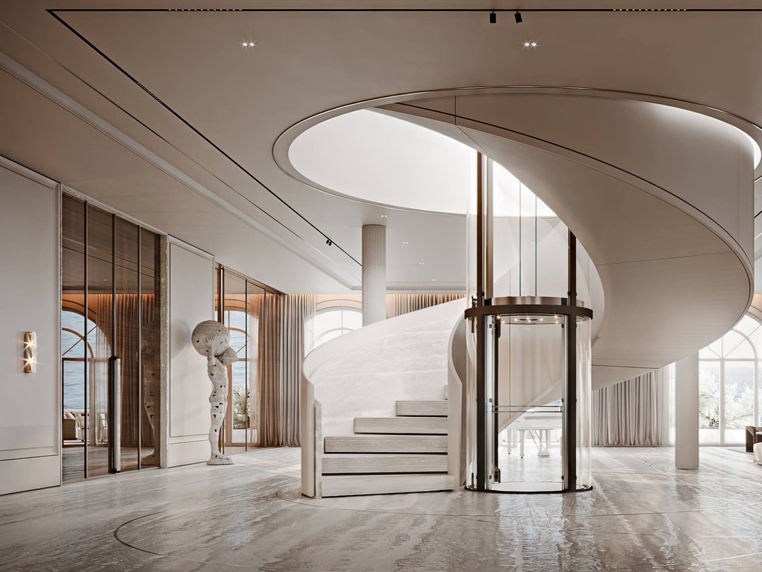 The Super Penthouse At Raffles The Palm In Dubai, Dubai, United Arab ...
