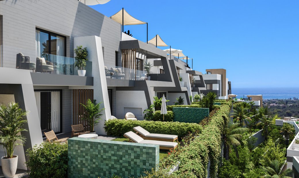 Luxury Sea View Homes In Elviria, Marbella East In Marbella, Andalusia ...