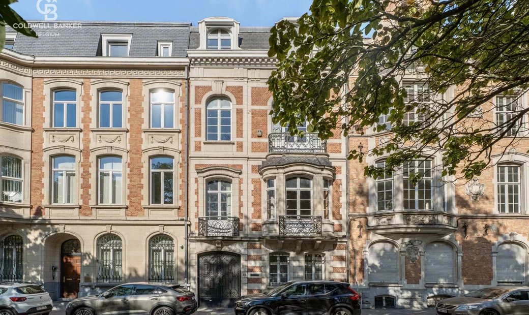 Ecb 6bdr Mansion With Rear House And Garden In Schaerbeek, Brussels ...