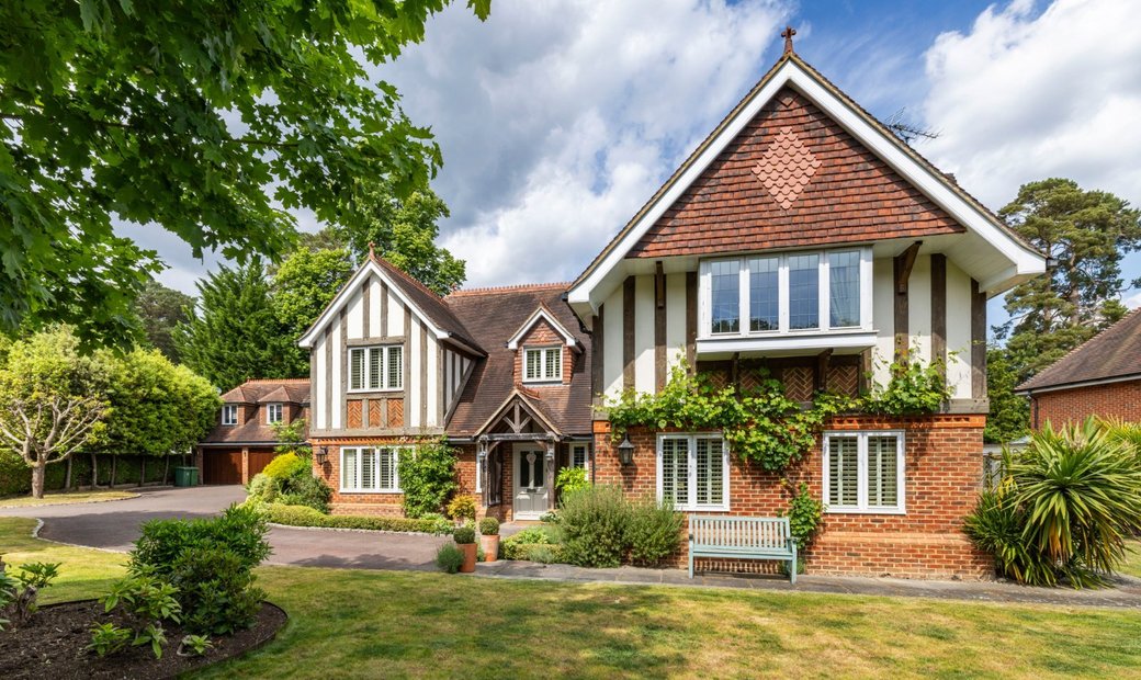 A Substantial Detached Home, Complete With A In Ascot, England, United ...