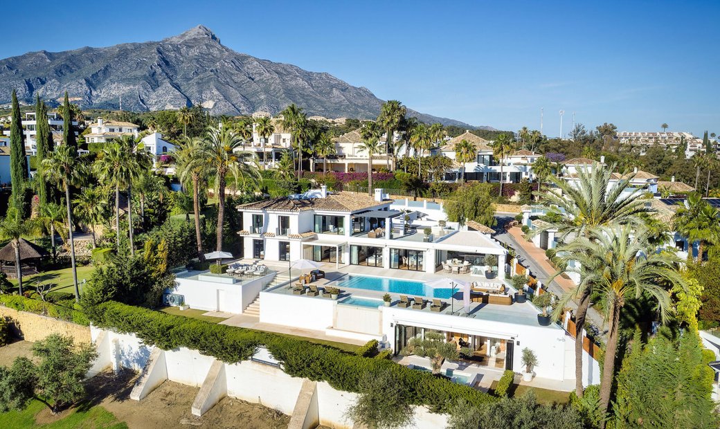 Front Line Golf Mansion Located In The In Nueva Andalucia, Marbella ...