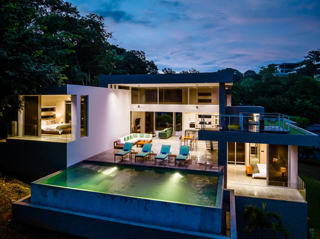 Modern Mountain View Villa With In Ostional, Guanacaste Province, Costa ...