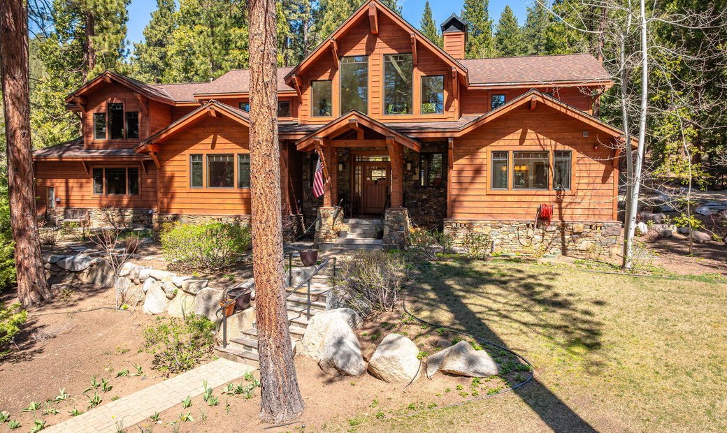 Timber Framed Lodge With Entertainer’s In Carson City, Nevada, United ...