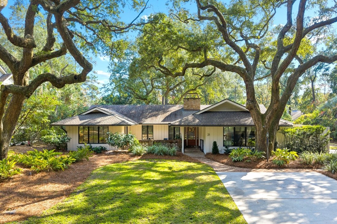 21 Off Shore Drive, île De Dans île De Hilton Head, Caroline Du Sud ...