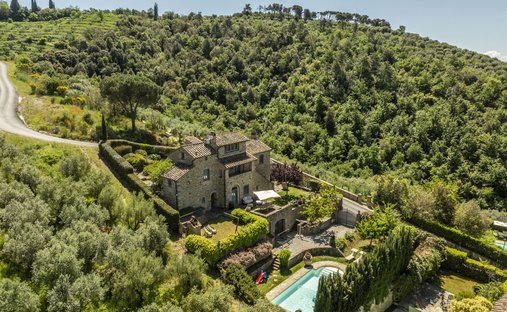 Luxury hilltop villas for sale in Terontola, Cortona, Tuscany ...