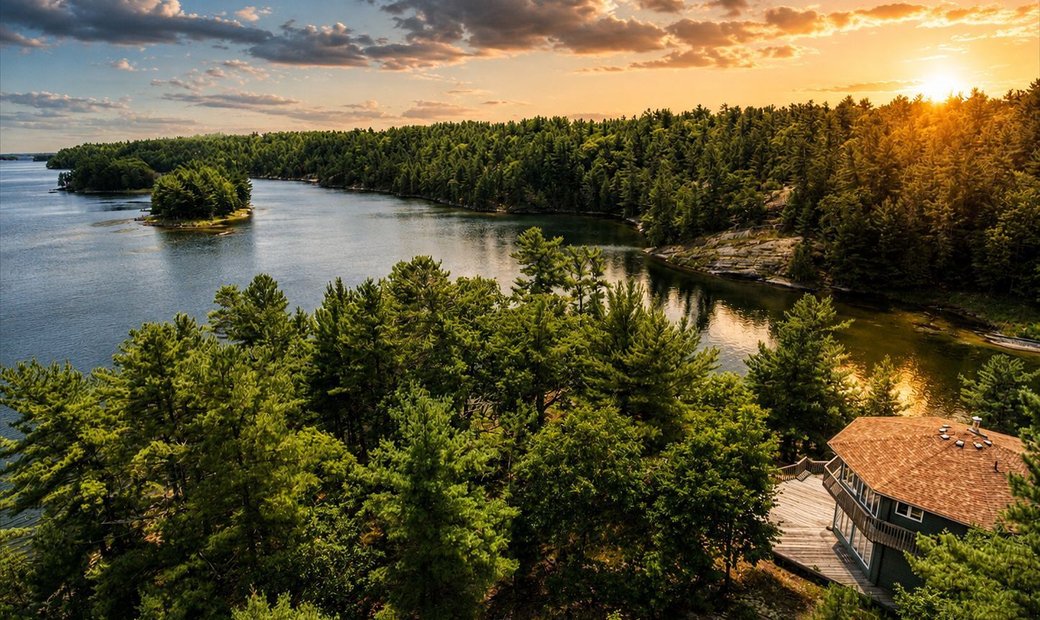 **100+ Acres Of Georgian Bay Waterfront** In Ojibway Island, Ontario ...