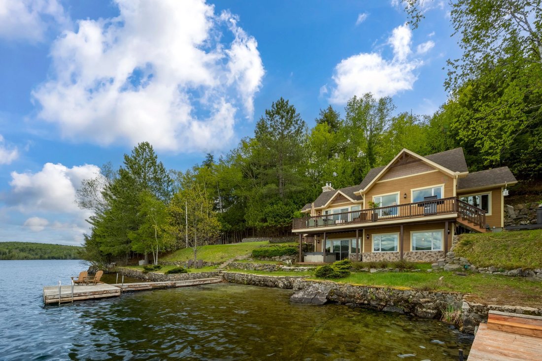 Magnificent Property Located Directly On A Great En La Minerve, Quebec ...