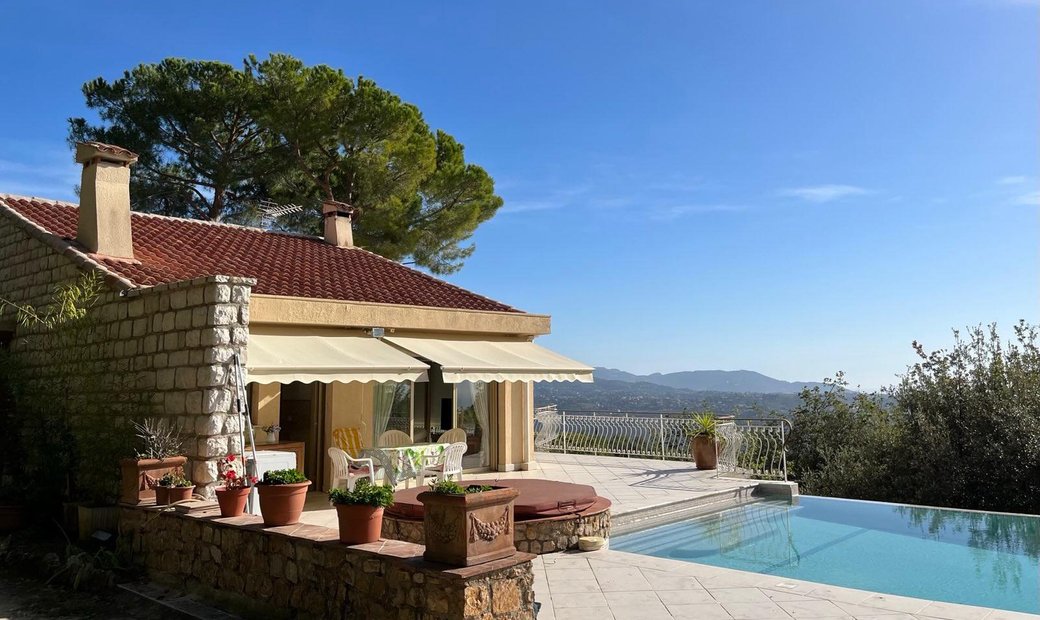 Villa With Sea View And In Saint Jeannet, Provence Alpes Côte D'azur ...