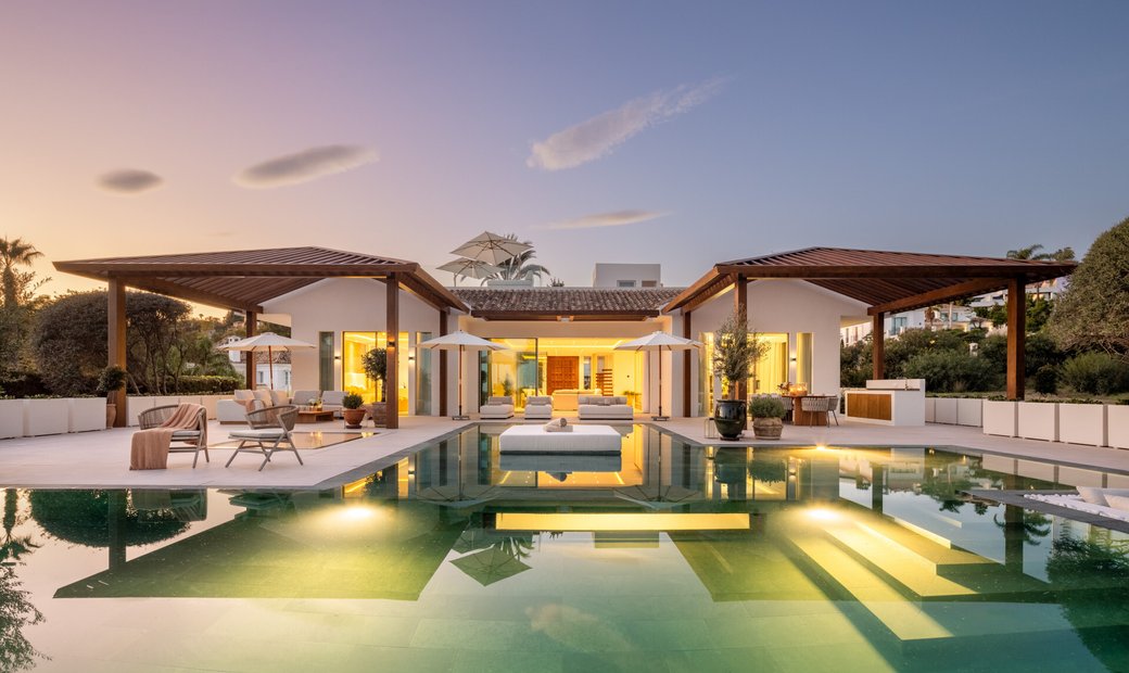 Frontline Golf Retreat With Balinese Elegance In Puerto Banus, Marbella ...