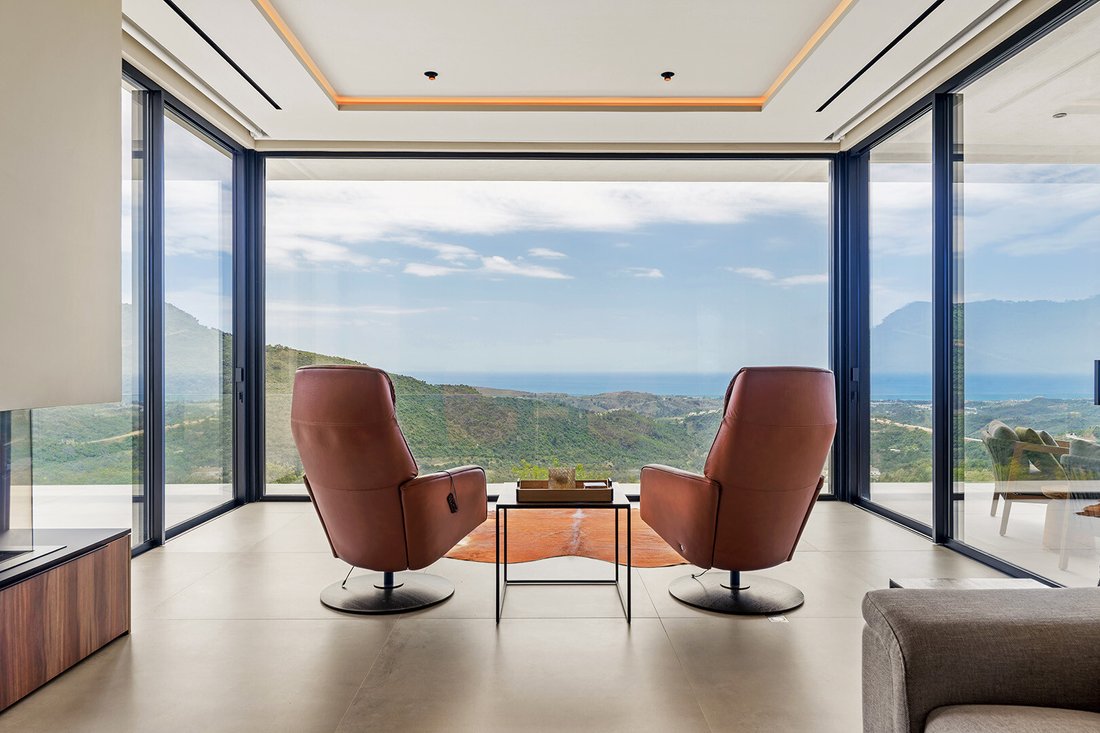 Luxury Villa With Panoramic Sea Views In Monte In Benahavis, Andalusia ...
