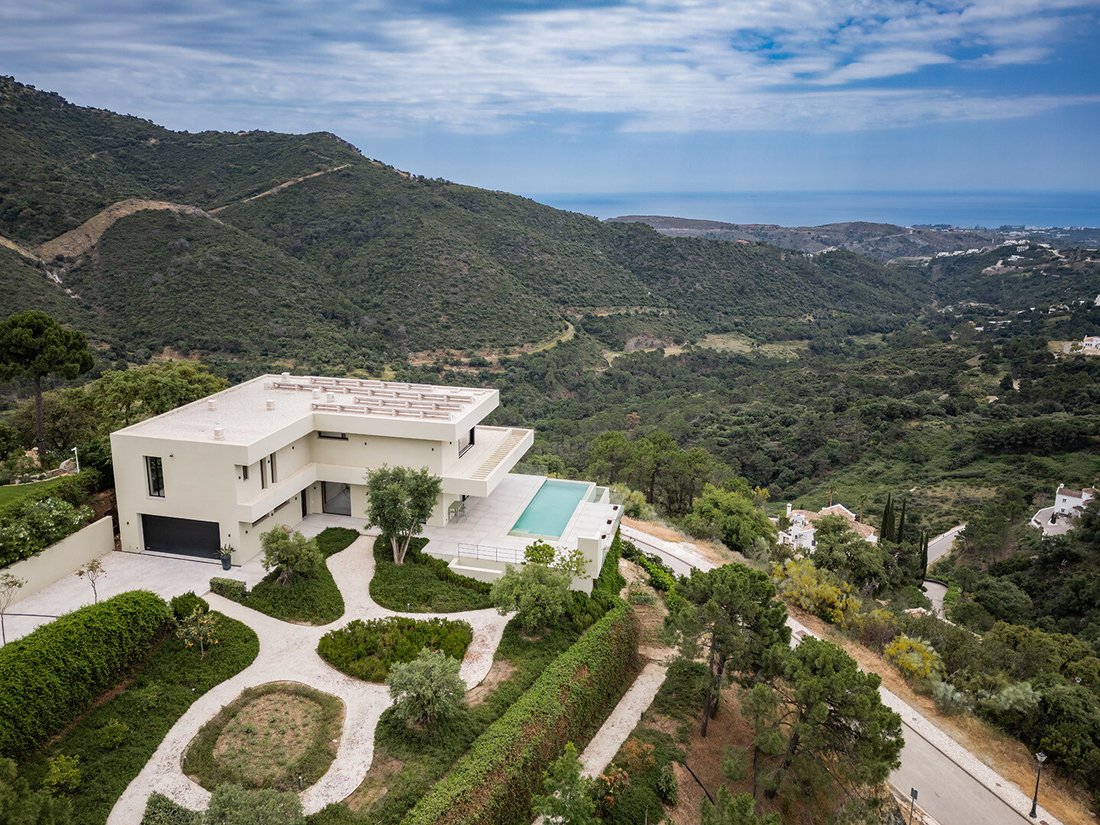 Luxury Villa With Panoramic Sea Views In Monte In Benahavis, Andalusia ...