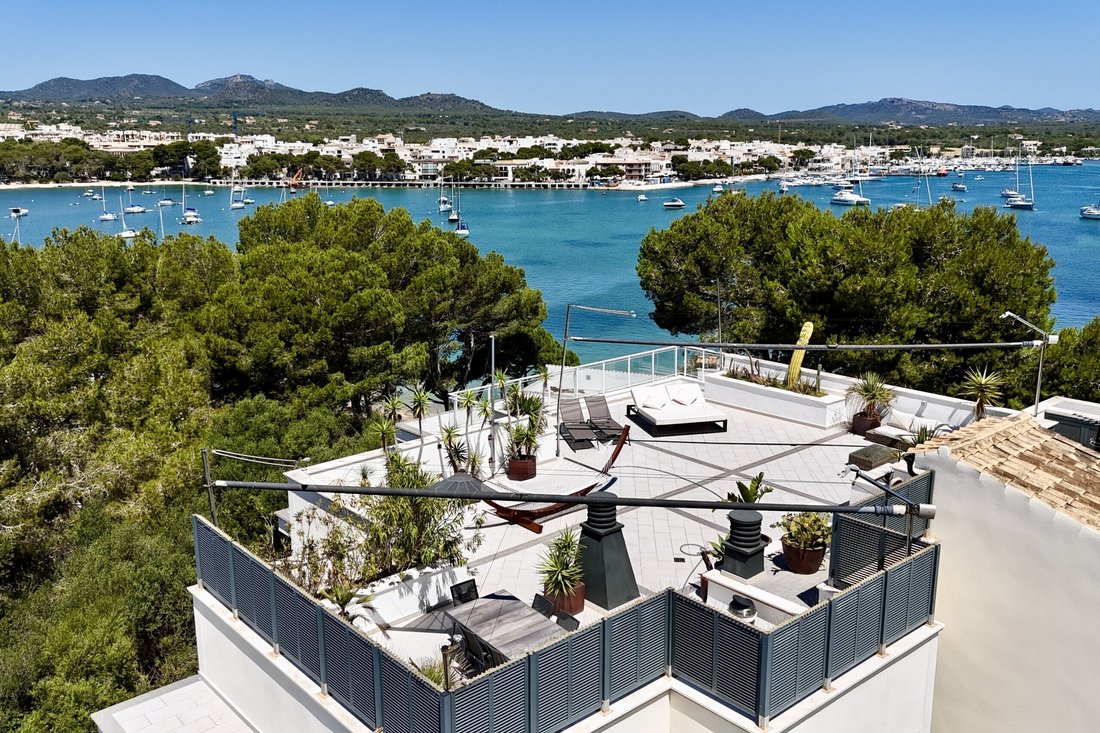 Wonderful Penthouse With Sea, Port, And In Felanitx, Balearic Islands ...
