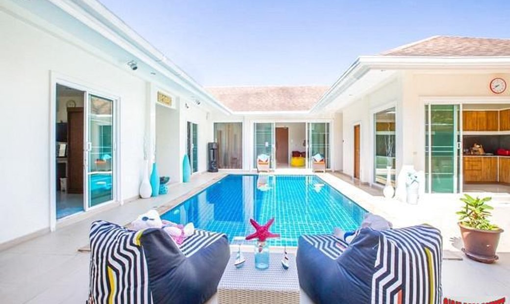 Unique And Bright Four Bedroom Bali Style Pool In Chalong, Phuket ...