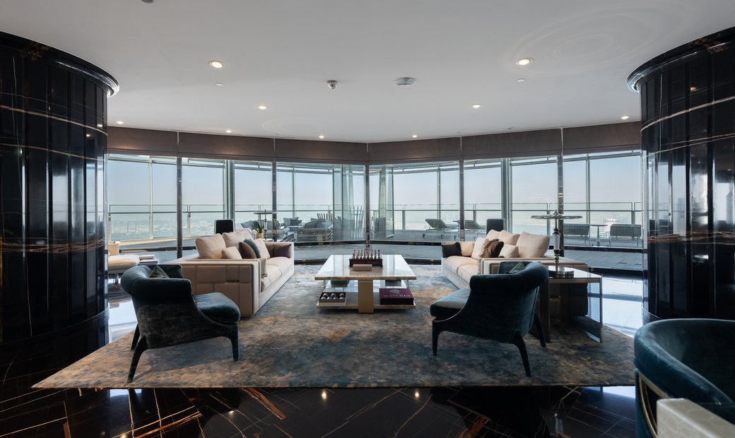 Rare Penthouse In The Burj Khalifa In Dubai, Dubai, United Arab ...