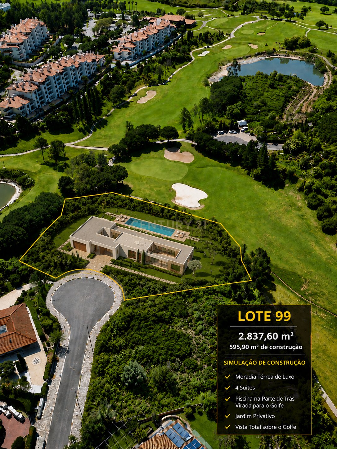 Exclusive Plot With Panoramic Golf Views | Belas Dans Belas, Lisbonne ...