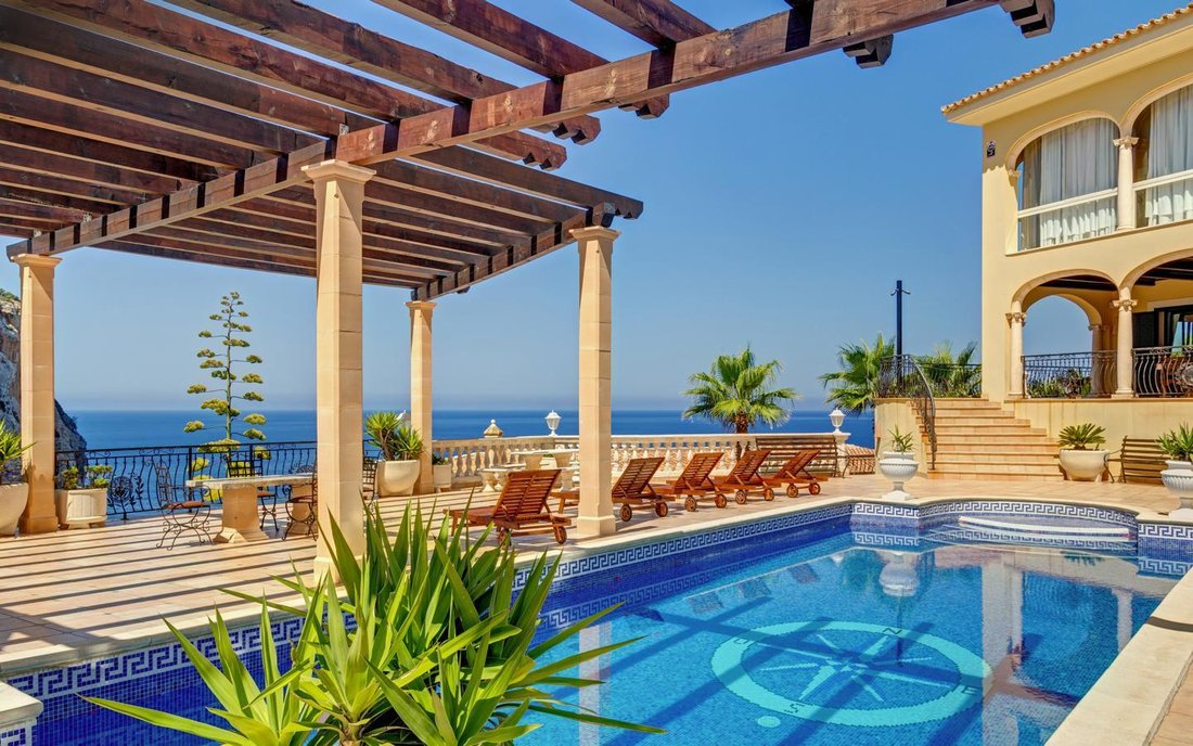 Impressive Villa In La Mola With Views Of The Mediterranean In Spain ...
